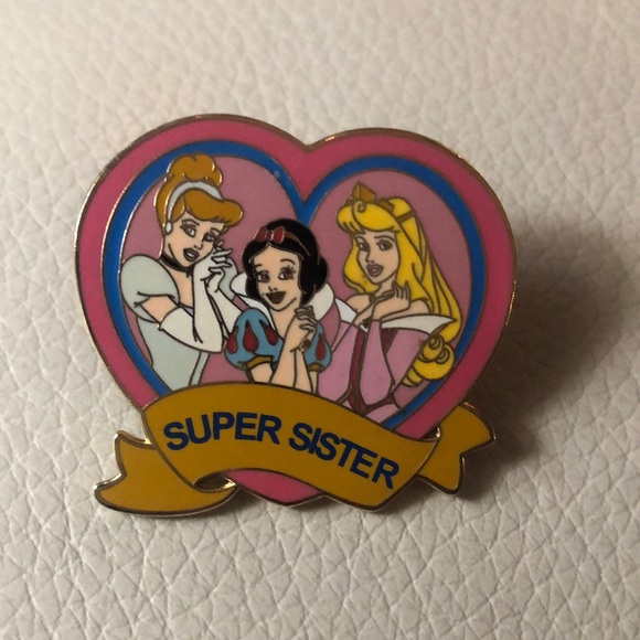 Disney | Other | Disney Princesses Super Sister Pin | Poshmark